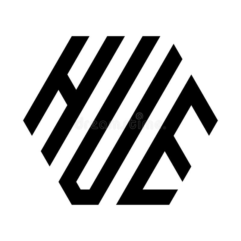 The HUE Monogram Logo is a Modern and Creative Design that Combines ...