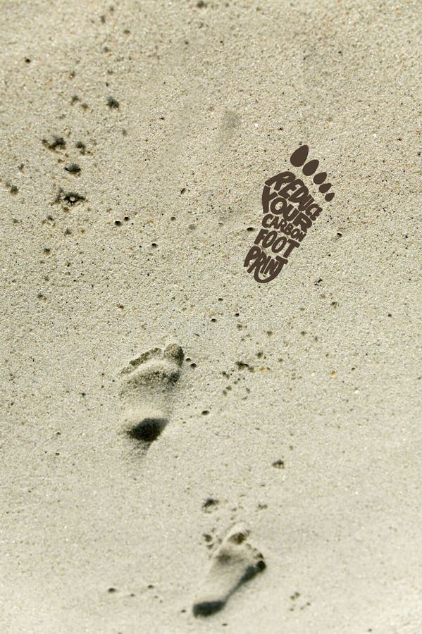 Las Huellas Del Carbón Conectan A Tierra El Extracto Stock de ...