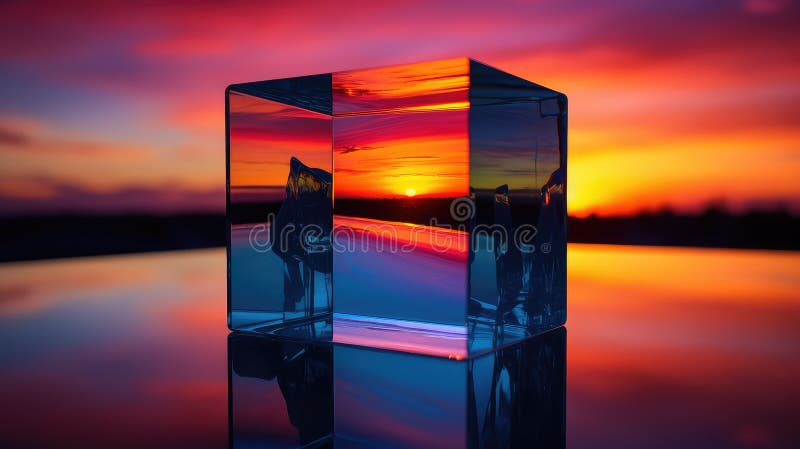 Hues Glass Reflection Overlay Stock Illustration - Illustration of ...