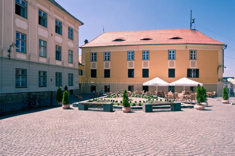 The Huet Square, Sibiu, Romania Editorial Image - Image of heritage ...