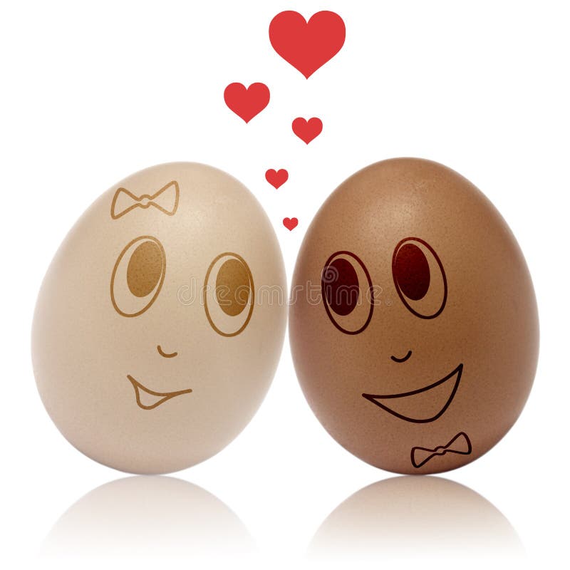 Huevos en amor imagen de archivo. Imagen de rojo, huevo - 36802689