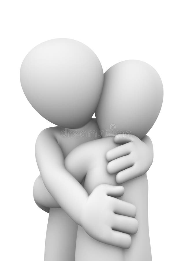 Kiss and hug stock illustration. Illustration of dating - 1771897