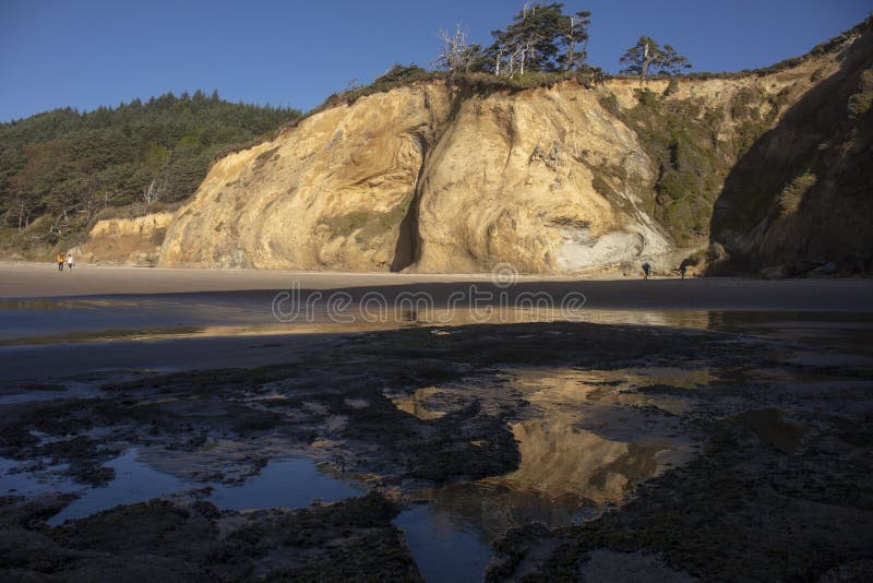 Hug point coast stock image. Image of dirt, mountain - 198059893