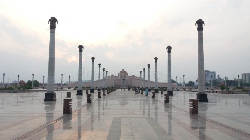 Huge Ambedkar Memorial Park Editorial Image - Image of light, enclave ...