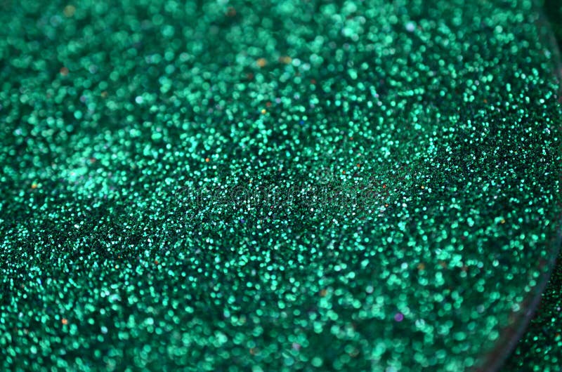 A Huge Amount of Green Decorative Sequins. Background Texture with ...