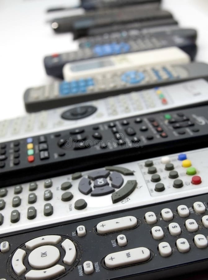 Huge Array of Remote Controls Stock Image - Image of remotes, remote ...
