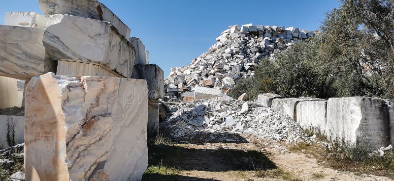 The Huge Blocks at the Base of the Great Pyramid. Egypt Stock Photo ...