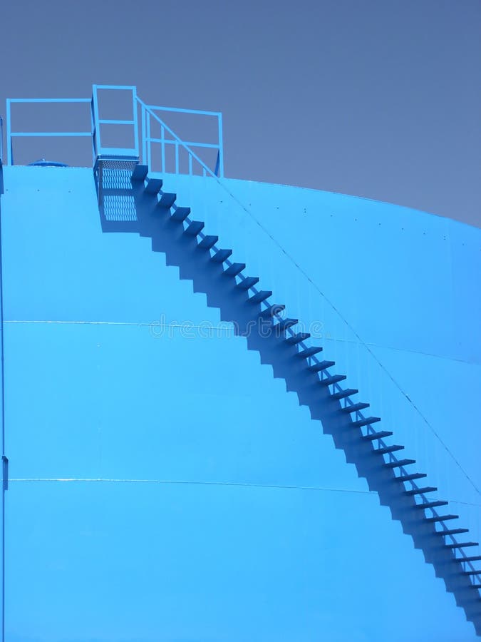 Huge Blue Tank stock photo. Image of blue, agrichemical - 1007582