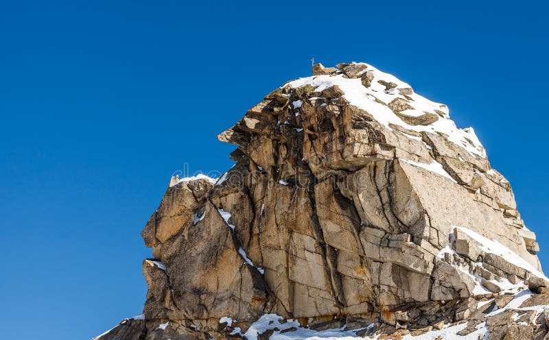 Huge boulder and blue sky stock photo. Image of cliff - 94554882