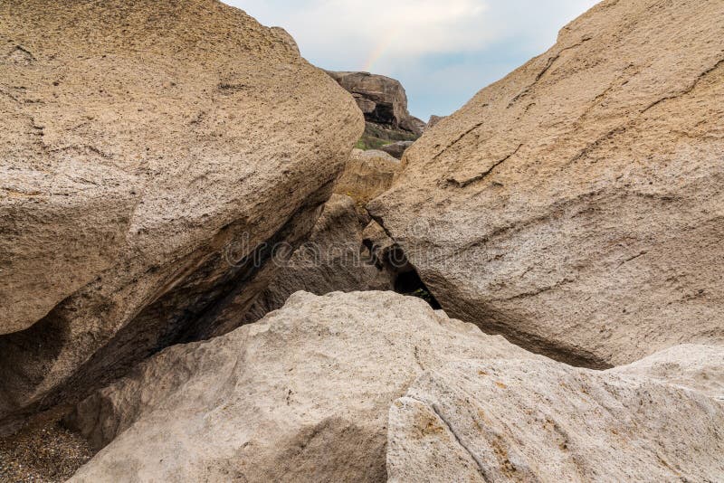 Huge Boulders in the Mountains Stock Photo - Image of landscape, rock ...