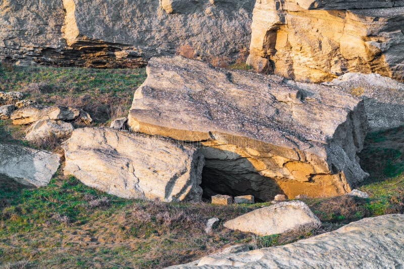 Huge Boulders in the Mountains Stock Photo - Image of mammock, cloud ...
