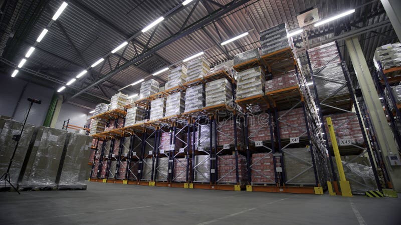 Huge Boxes.Creative. Storage of Orders in Which There are Huge Boxes ...