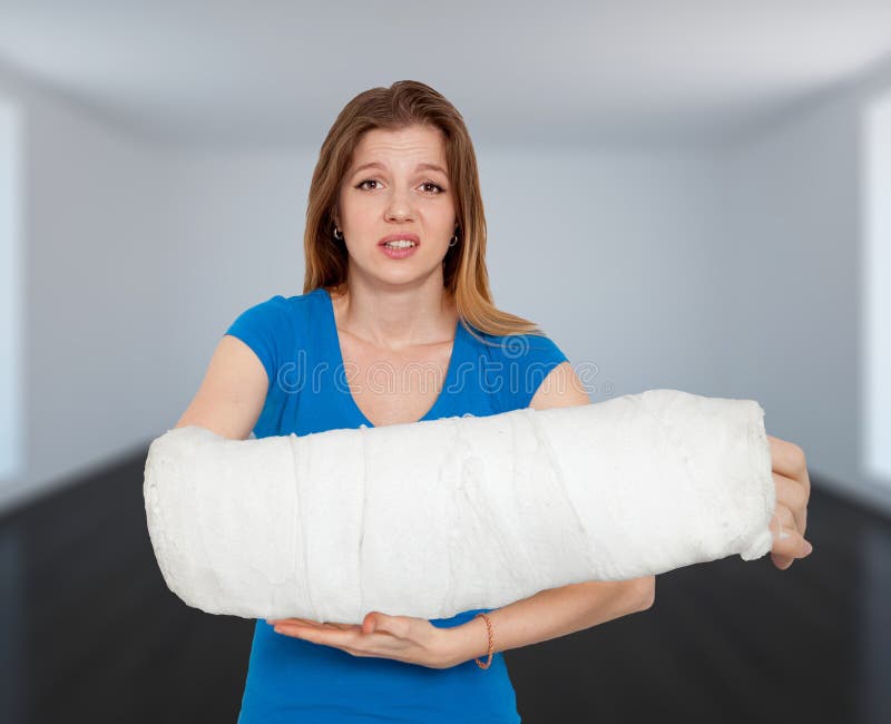 Huge Broken Hand stock image. Image of female, broken - 40722399