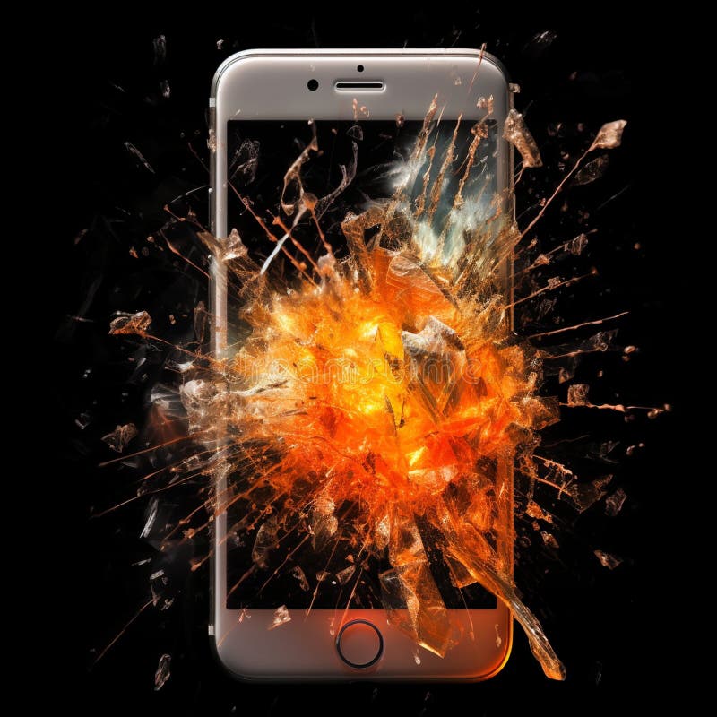 Shattering Explosion Stock Illustrations – 499 Shattering Explosion ...