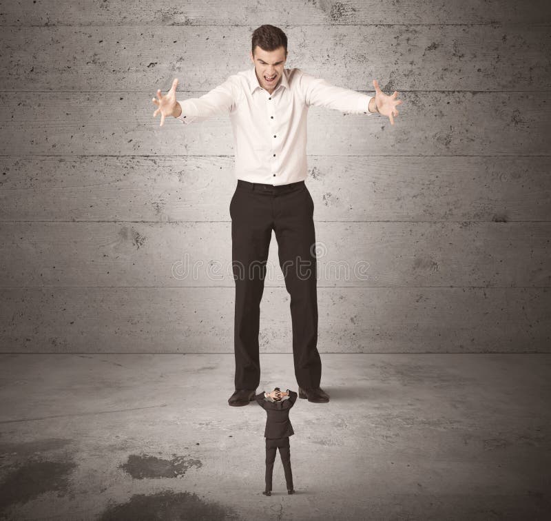 Angry Business Man with Red Exploding Face Stock Image - Image of ...