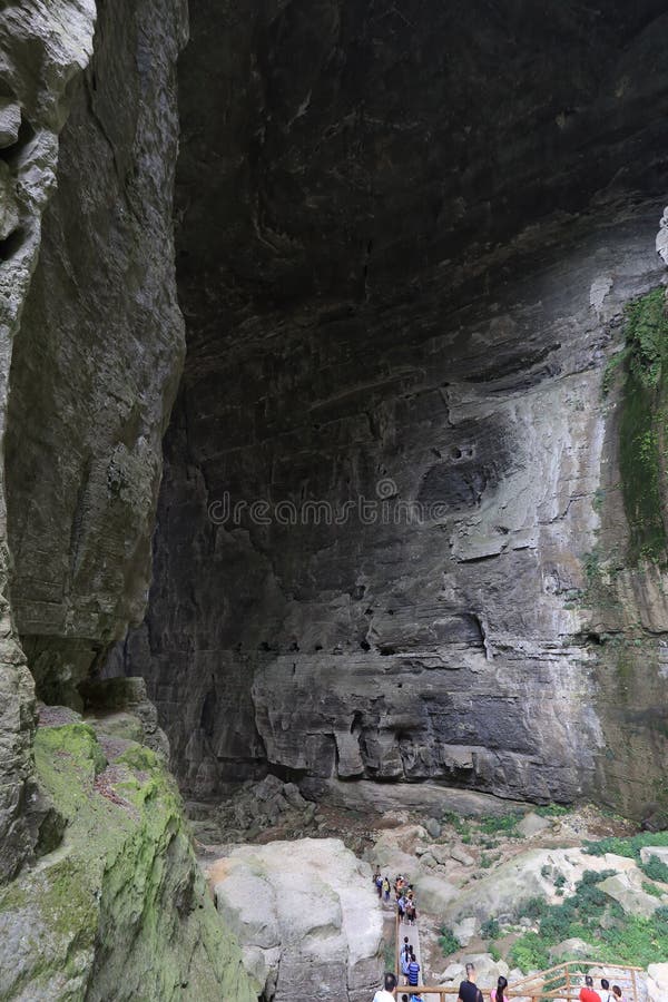 The huge cave stock photo. Image of trees, height, mountains - 50201414