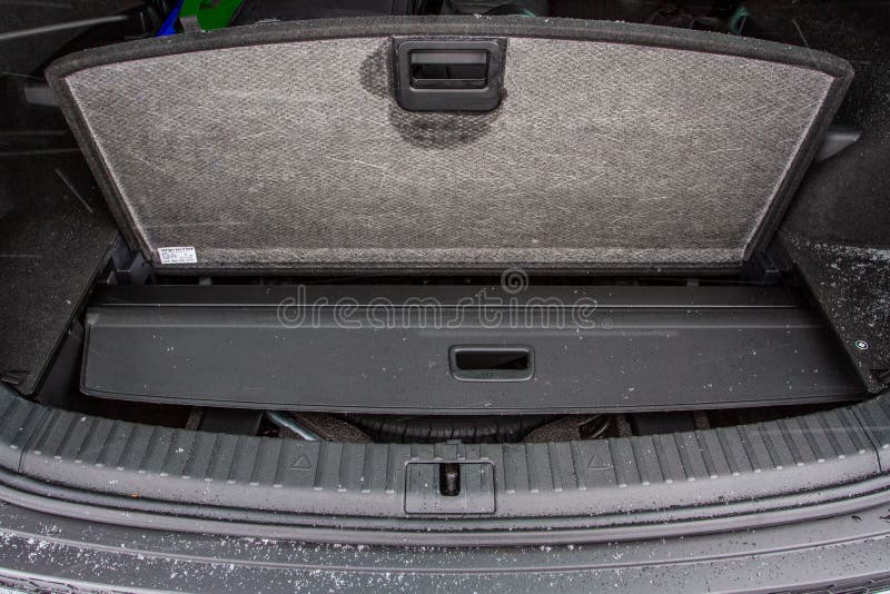 Huge, Clean and Empty Car Trunk in Interior of a Modern Compact Suv ...