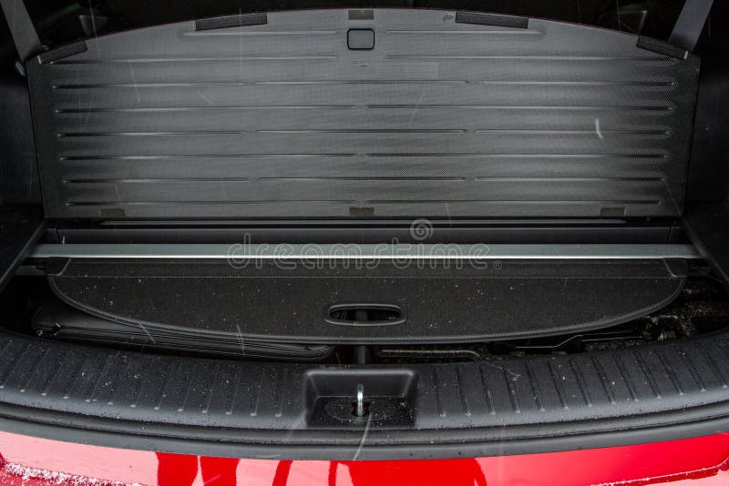 Huge, Clean and Empty Car Trunk in Interior of a Modern Compact Suv ...