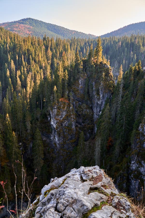 Huge Cliff on the Mountains Stock Image - Image of precipice ...