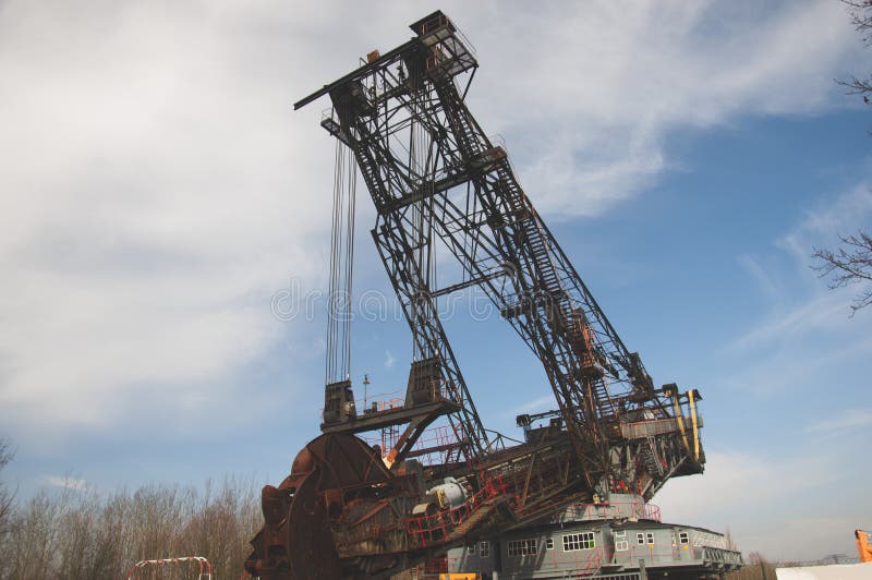 The Huge Coal Mining Machine Stock Photo - Image of fossil, energy ...