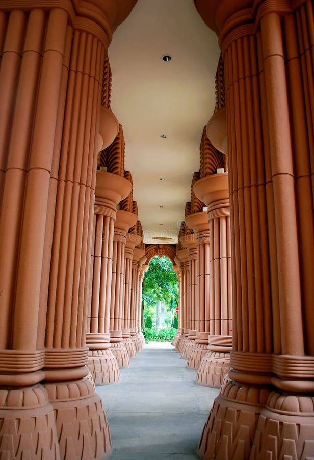 Huge columns stock photo. Image of vanishing, fillet - 10985554