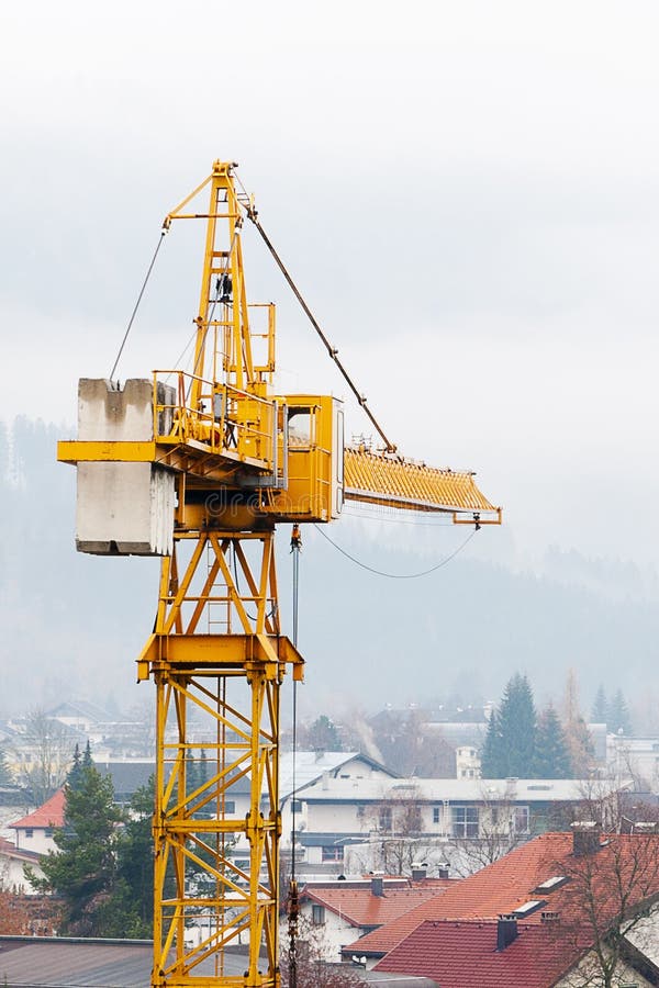 Huge Crane Front Houses Stock Photos - Free & Royalty-Free Stock Photos ...