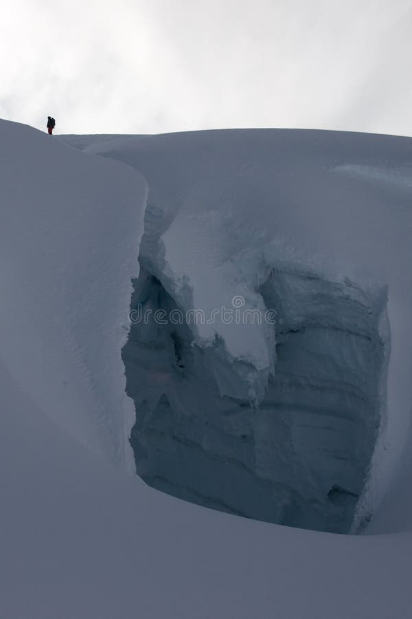 Ice crevasse stock photo. Image of freeze, glacial, arctic - 2164906