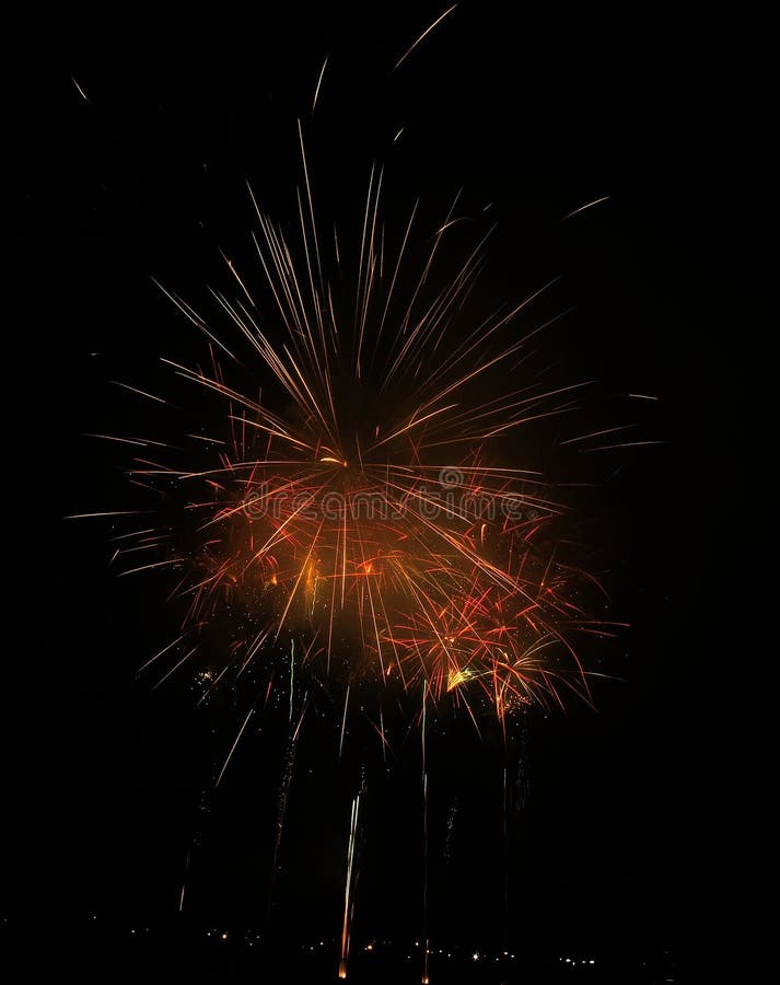 A Huge Display of Fireworks at the Sioux Falls Fairgrounds during a ...