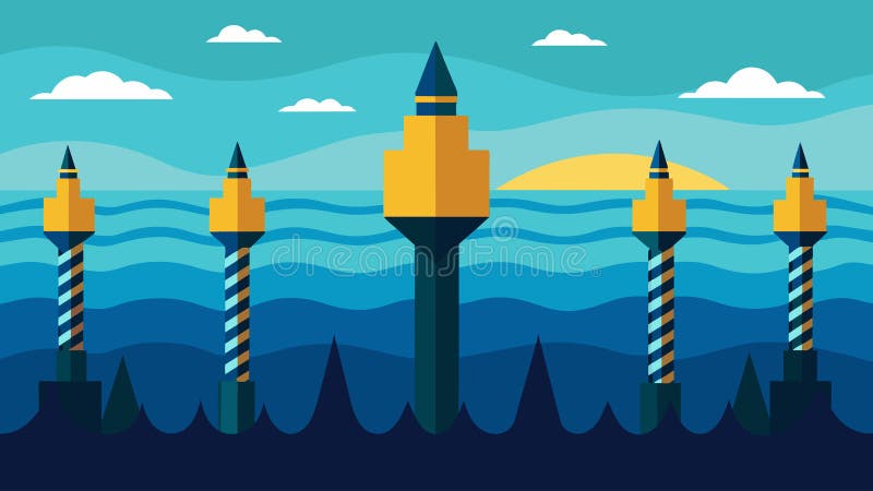 Huge Drill Bits Churn through the Ocean Floor Digging Deeper and Deeper ...