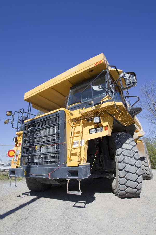 Huge Dump Truck in Open Pit Mine Stock Image - Image of silver, gold ...