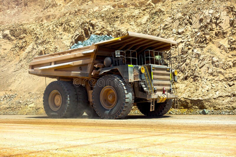 Huge dump truck stock photo. Image of truck, dust, chilean - 305461632