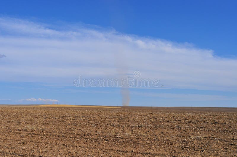 Dust Devil in a Fallow Field Stock Image - Image of devil, huge: 203525349