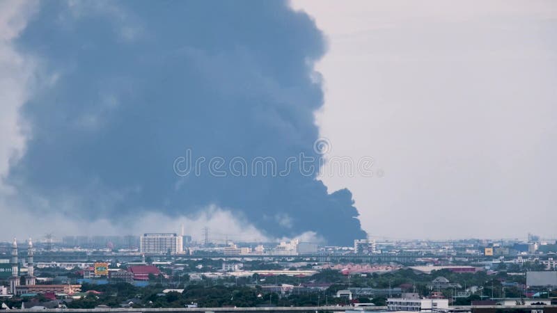 A Huge Explosion and Fire Destroyed a Factory Producing Plastic Foam ...