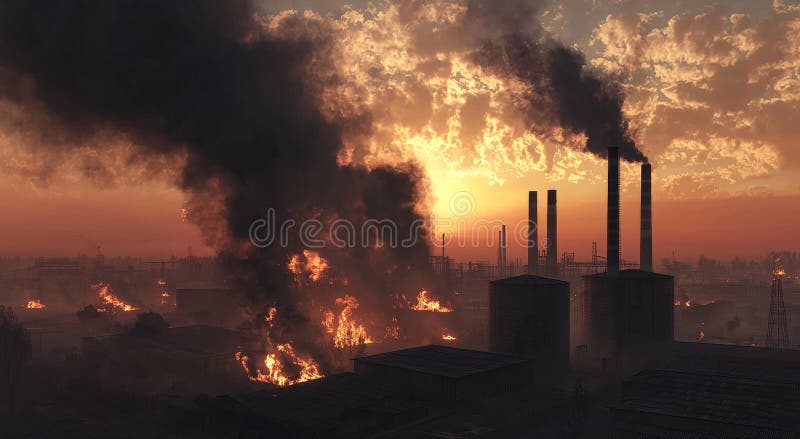 Huge Explosion at Industrial Facility, Releasing Thick Plumes of Smoke ...