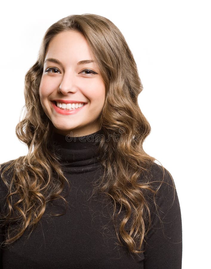 Huge friendly smile. stock photo. Image of isolated, attractive - 28540294