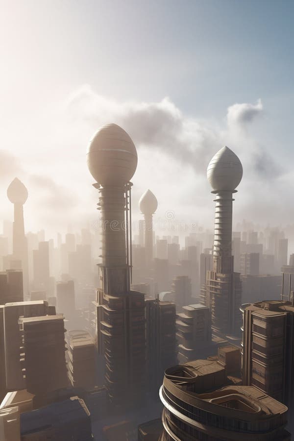 Future World with Air Pollution, Ecological Problems and Climate ...