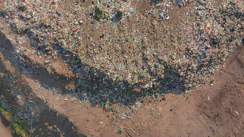 The Huge Garbage Dump, the Ecological Disaster of Our Planet. Stock ...