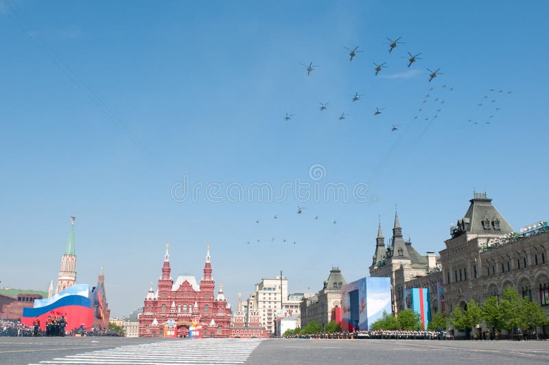 Huge Group of Russian Air Force Editorial Stock Photo - Image of aerial ...