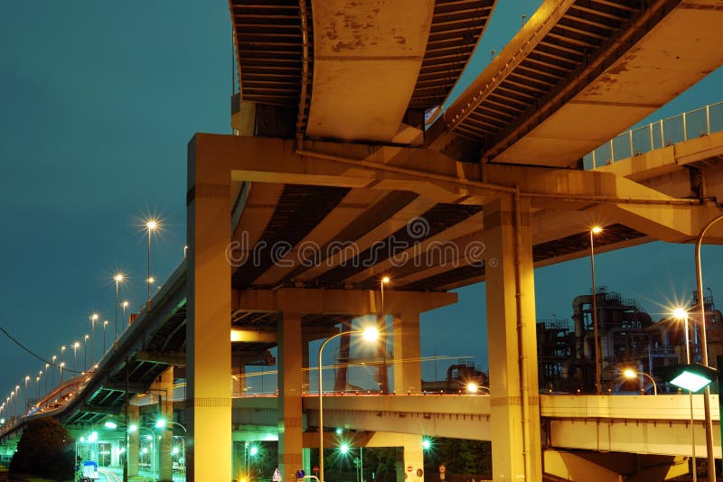 Huge highway structure stock image. Image of intensive - 6033435