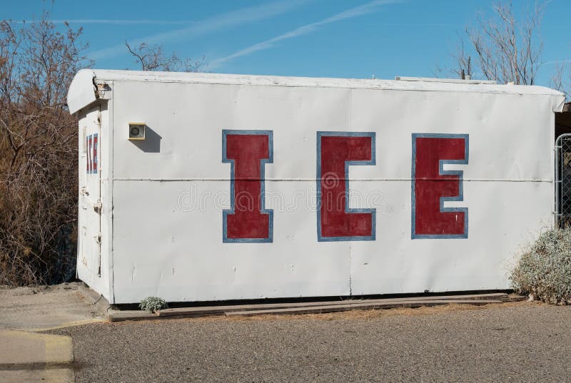 Huge ice container stock image. Image of frozen, facade - 108407771