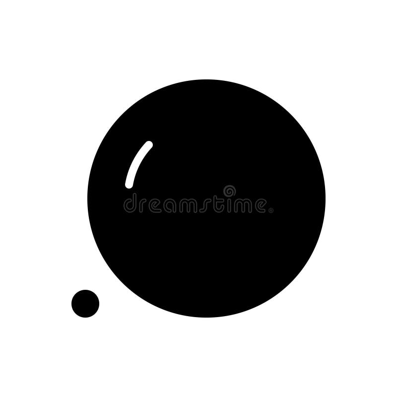 Black Solid Icon for Huge, Giant and Vast Stock Vector - Illustration ...