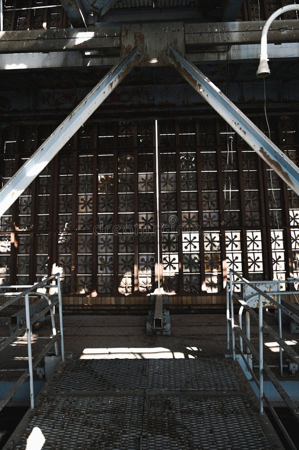 The Floor of a High-rise Level of a Couple of Tens of Meters of a Metal ...