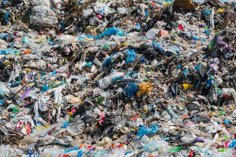 Environmental Disaster. Landfill. Plastic Scrap in Landfill. City ...