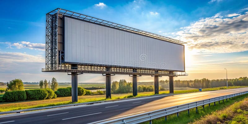 Huge LED Billboard by the Highway an Interactive Advertising Concept AI ...
