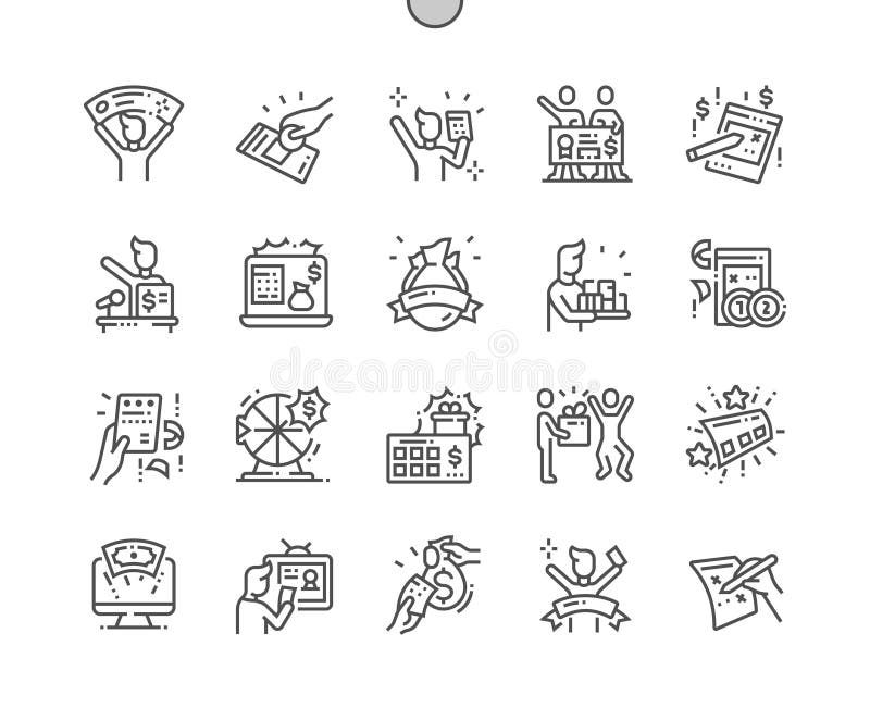 Lottery Pictogram Stock Illustrations – 1,196 Lottery Pictogram Stock ...