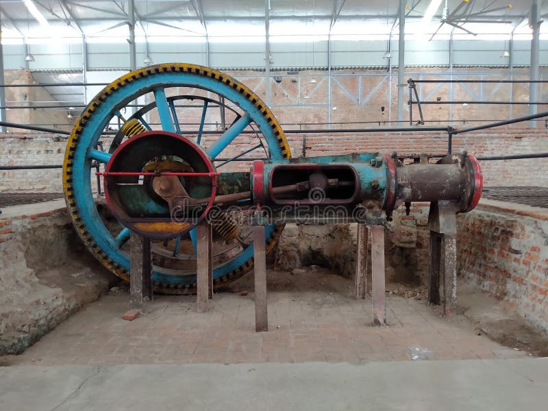 Huge Machine in a Factory stock image. Image of mechanic - 268086205