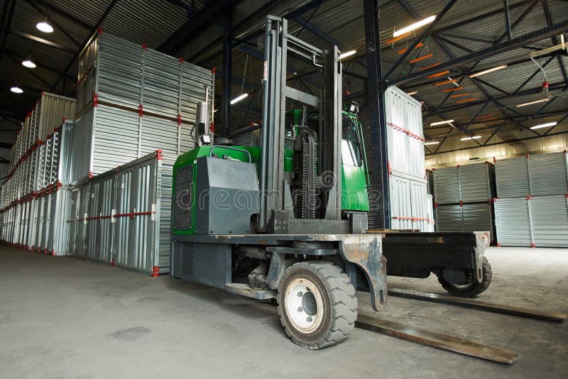 Machine for Carrying Containers Stock Image - Image of warehouse ...