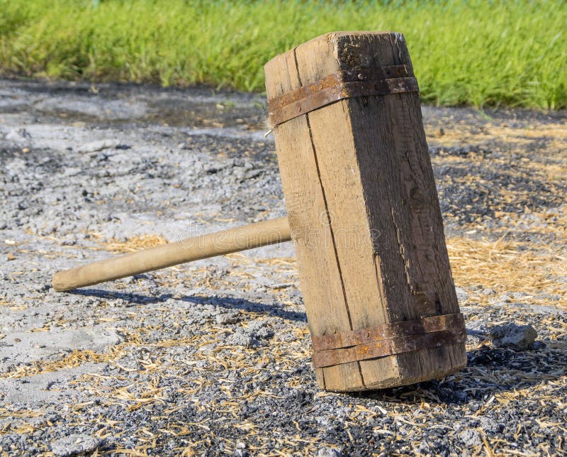 Huge mallet stock photo. Image of hand, mallet, hammer - 35411670