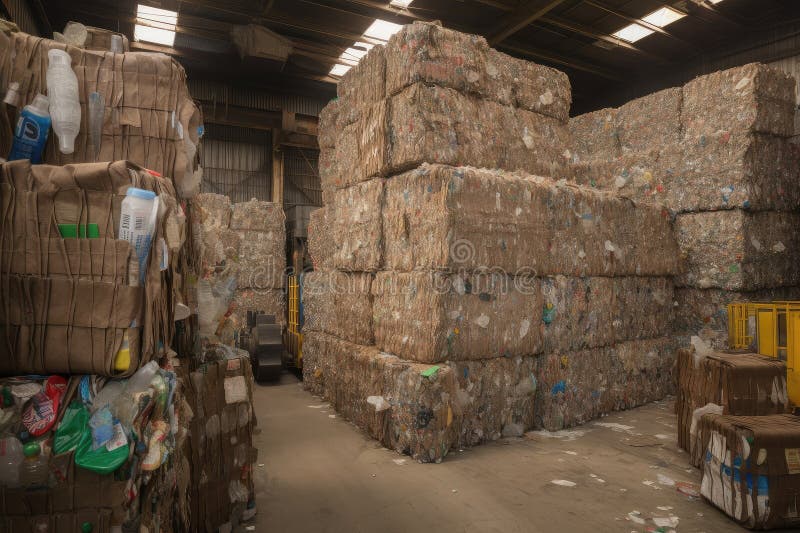 Huge Maze of Recyclables, Which Can Be Sorted and Repurposed into New ...