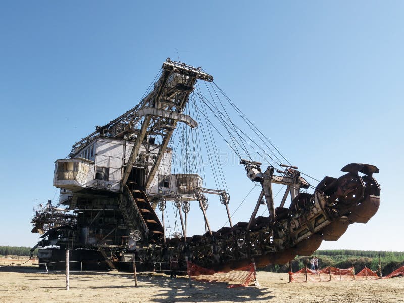 Huge mining excavator stock photo. Image of minerals - 186502702